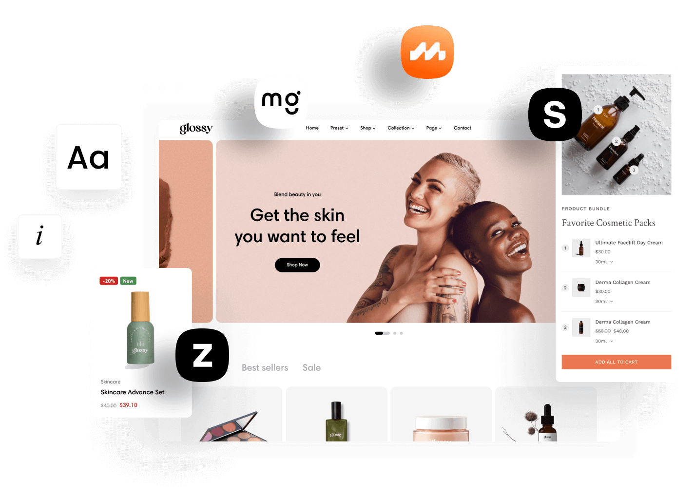 Minimog Theme Online Shopping, Price