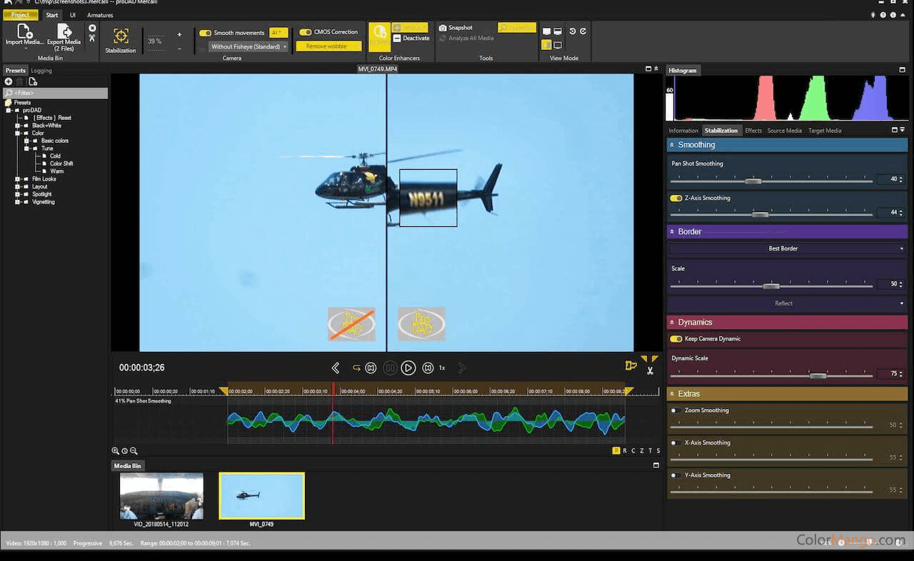 proDAD Mercalli Price, Free Trial, Rating & Reviews