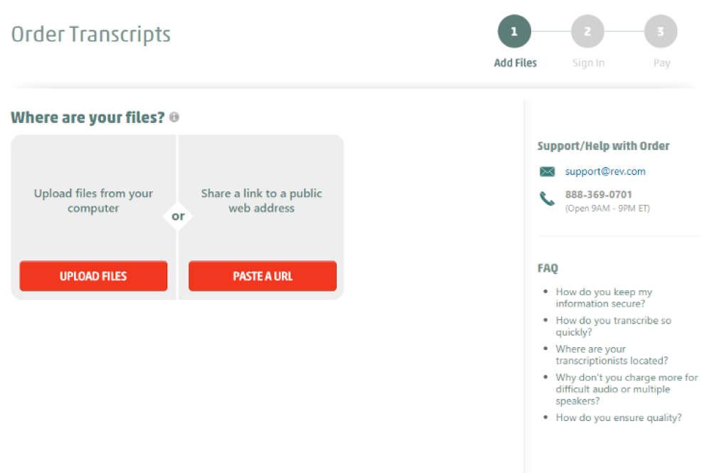 Rev Speech To Text Services Price Free Trial