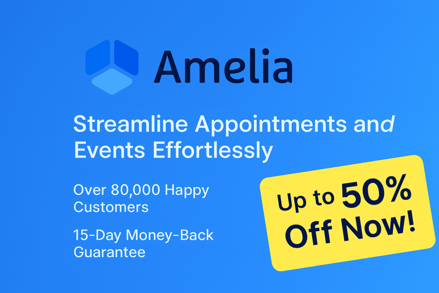 WP Amelia 50% Discount Coupon May 2025 (100% Working)