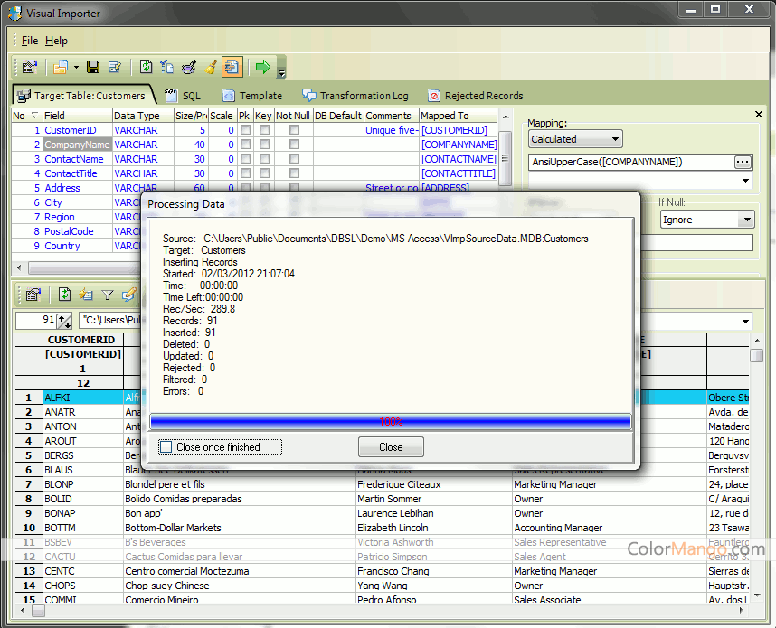 Visual Importer ETL Online Shopping, Price, Free Trial