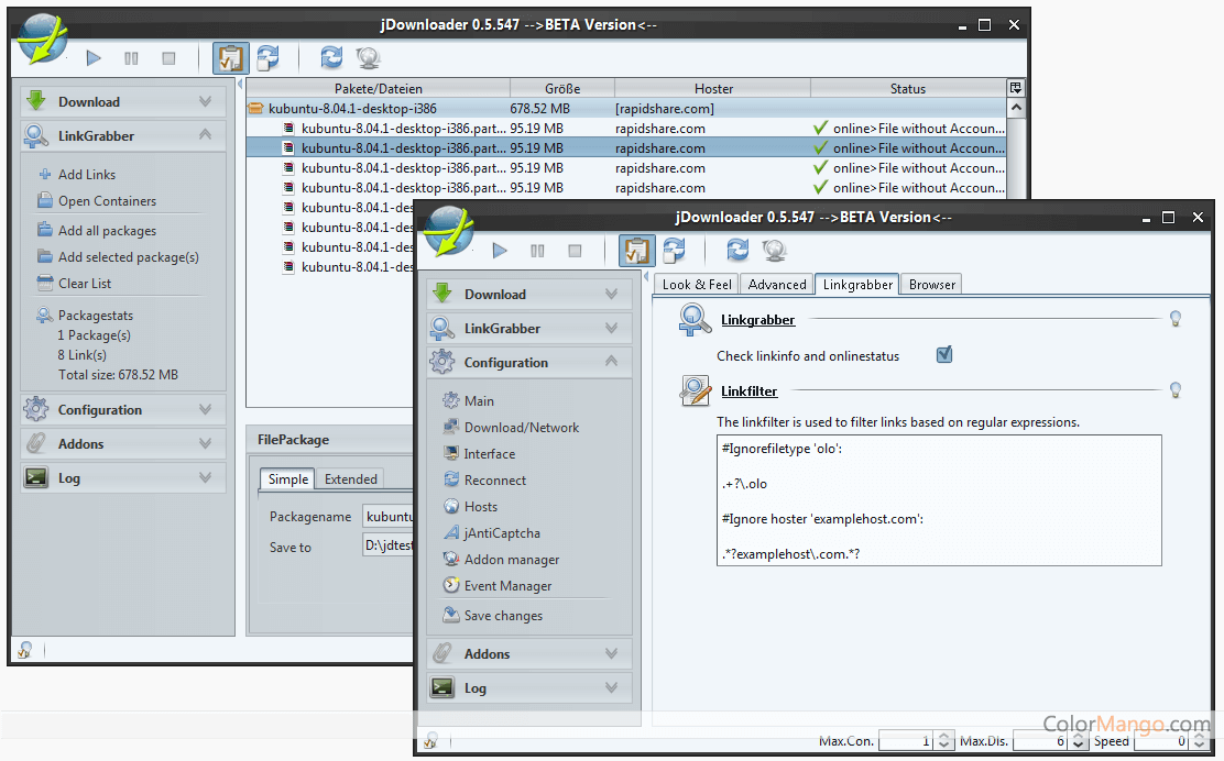 JDownloader - Freeware