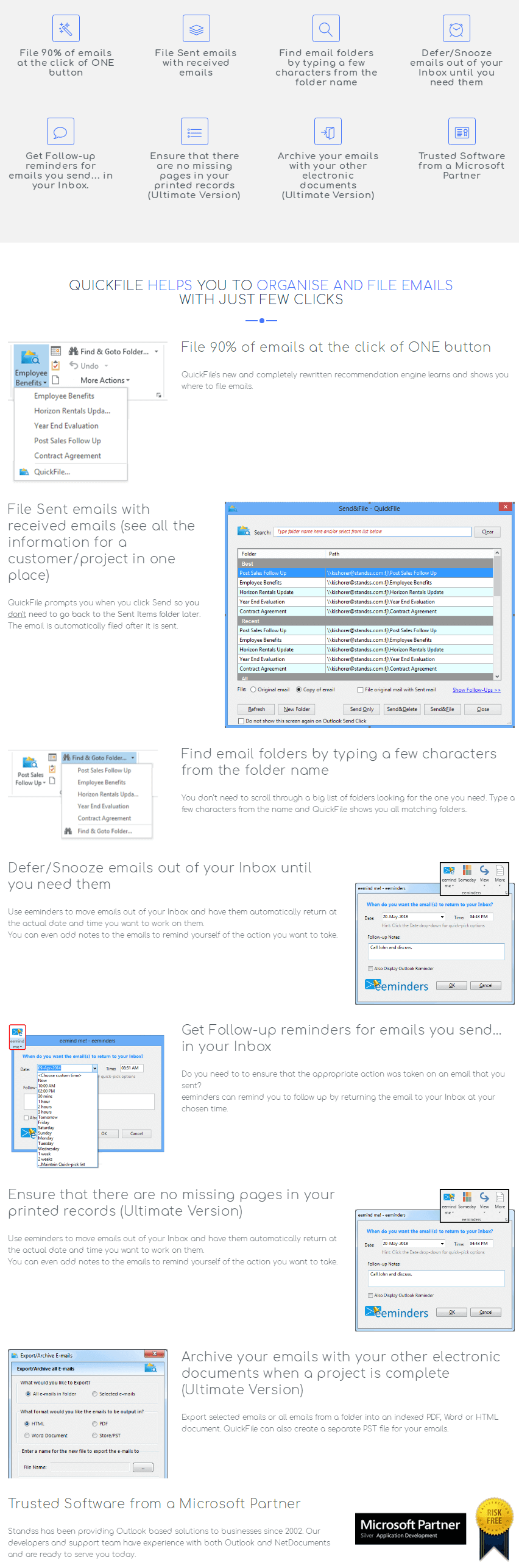 Standss QuickFile for Outlook 31% Off Coupon 2020 (100% Working)