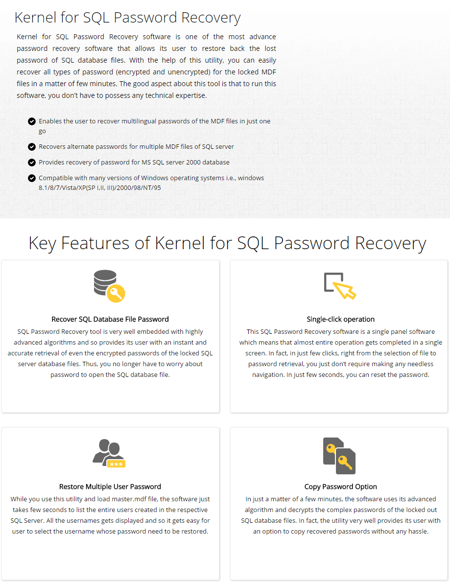 Kernel for SQL Password Recovery 58% OFF Coupon (100% Worked)