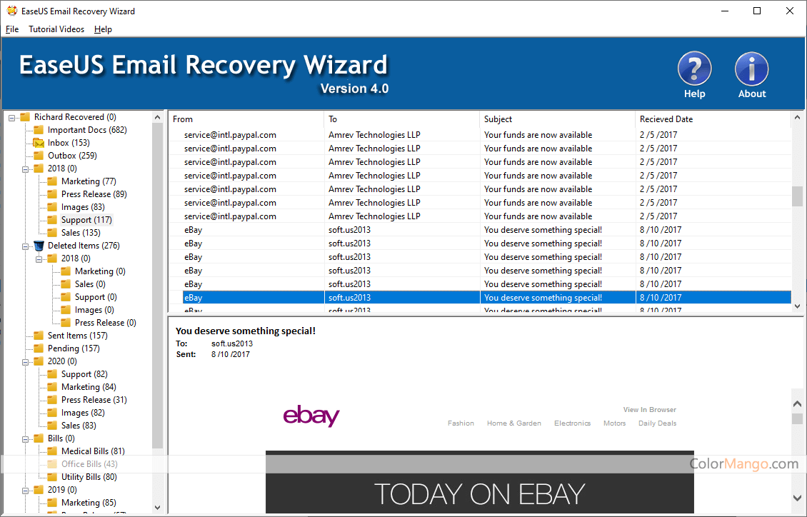 EaseUS Email Recovery Wizard 68% Off Coupon (Oct 2025 · 100% Working)