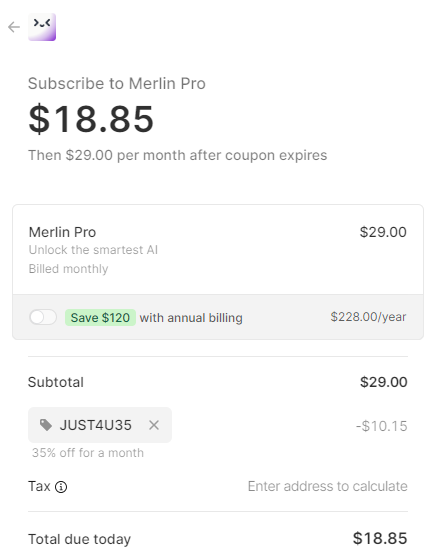 Merlin AI 35% Discount 2024 (100% Working)
