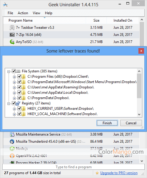 Geek Uninstaller - Freeware