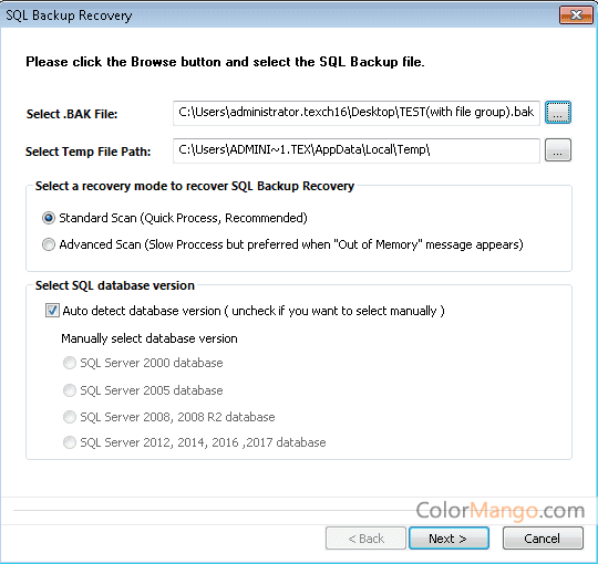 Kernel SQL Backup Recovery Price, Free Trial