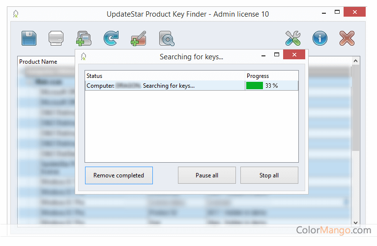 UpdateStar Product Key Finder Price, Free Trial